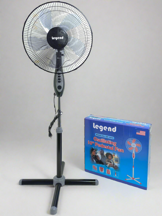 Legend 16" Cross base fan – Legend Appliances